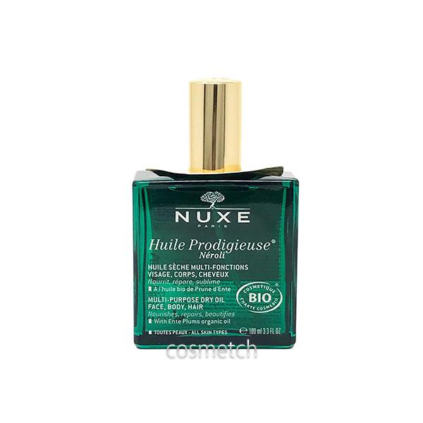 ネロリの香りのオーガニック認証のマルチ美容ドライオイル。オーガニックオイル2種の貴重な植物オイルを贅沢に配合したマルチパーパスなドライオイル。顔も体も髪も、全身の隅々までを深い潤いで満たしながら、ネロリの香りが心を落ち着かせ、リフレッシュと...