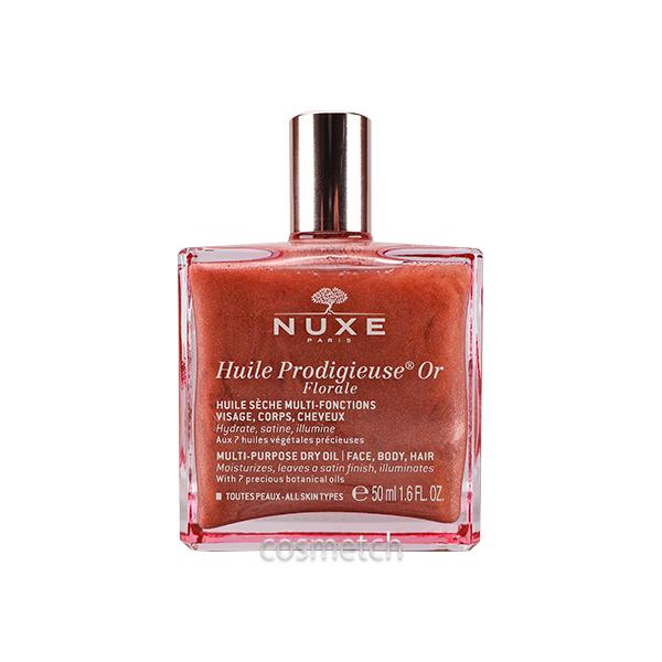 ベトつくことなく顔・体・髪と全身に使える美容ドライオイルの特徴はそのままにローズゴールドの輝きをプラス。楽園の朝を連想させるフローラルブーケの香りとニュアンス感あふれる上品なパールが華やかでみずみずしい印象を与えながら髪や顔、体をつややかに...