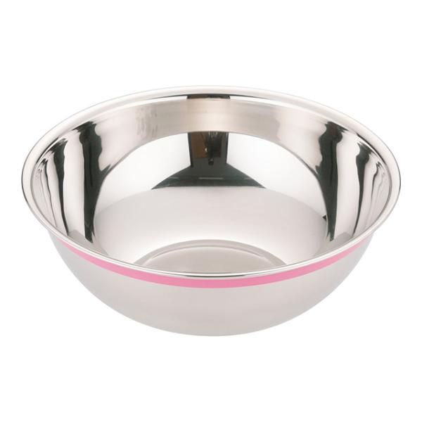 ●サイズ(cm)：45●深さ(mm)：170●容量(L)：20.5●板厚(mm)：0.8●色：ピンク●カラーライン部：抗菌剤配合特殊焼付塗装