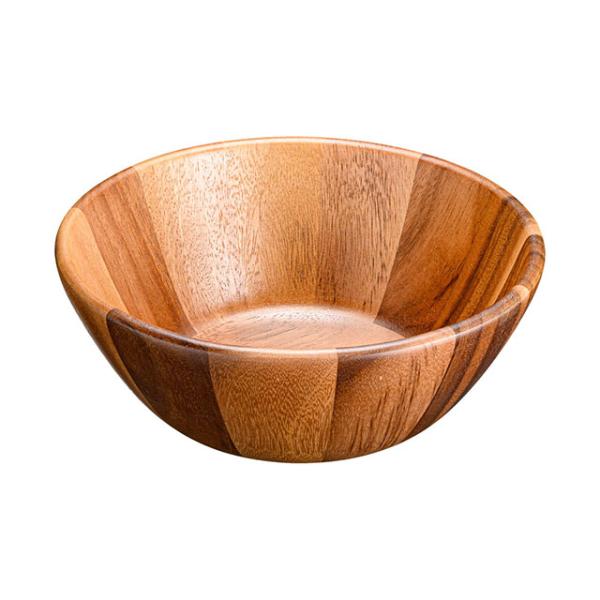 ●サイズ：M ●直径×深さ(mm)：248×90●D&amp;Sウッドウェアシリーズ●材質：天然木(アカシア)●アカシアの木目は、色の濃淡がはっきりしており、ぬくもりのある高級感を演出します。色や木目が商品ごとに違うのも天然木ならではの特徴...