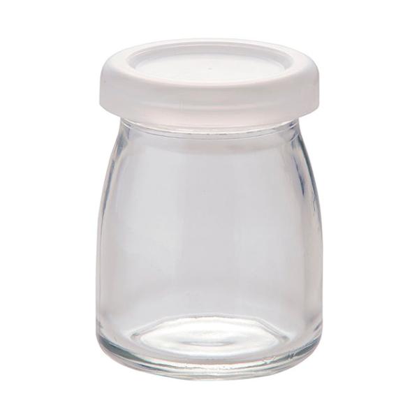 ●メーカー品番：GA001●口径：40●直径×高さ(mm)：φ57×75●容量(cc)：90●材質：本体／ガラス 蓋／ポリエチレン●プリンやヨーグルト、ゼリーなどの容器に最適です。