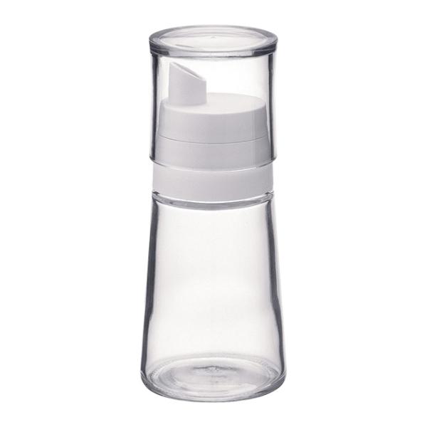 ●規格：S●直径×高さ(mm)：49.5×118●容量(cc)：80●スタビアリュクスシリーズ●洋食・和食・イタリアン、様々な食事に合う機能とスタンダードなデザインです。●材質：本体／ガラス フタ／PP キャップ／AS樹脂・3段階の分量調節...