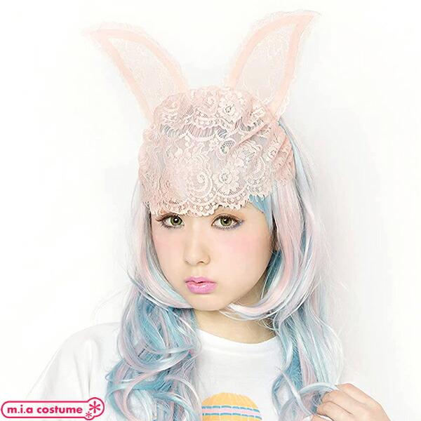 原宿系カリスマモデル"AMO"プロデュースブランドLunatic Lemony Lollipop大人気のラビットベールに新色が登場！今回は肌ともなじみやすい、キュートなベビーピンクです?ドレッシーなラビットイヤーにレースのベールがロマンティ...