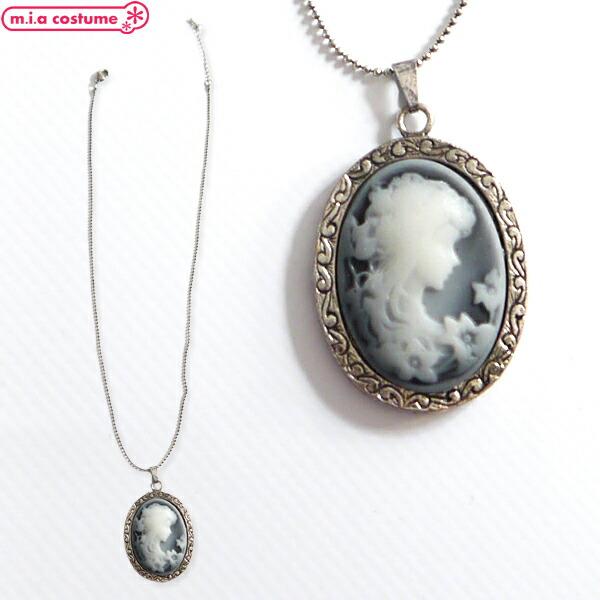 カメオ風ネックレスが大変お買い求めやすい価格で登場です！１０種類ご用意！アンティークがお好きな方にもぴったり！私服やドレスはもちろん、メイド服にも合いますよ♪ペンダント ネックレス カメオ ゴシック ゴスロリ ロリータ アンティーク 中世 ...