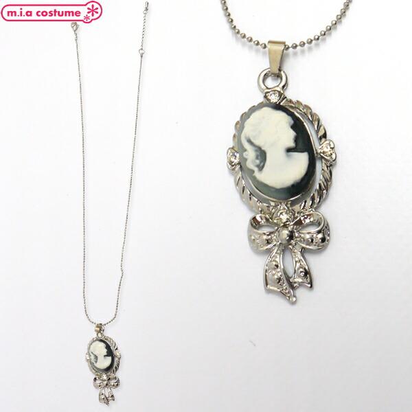カメオ風ネックレスが大変お買い求めやすい価格で登場です！１０種類ご用意！アンティークがお好きな方にもぴったり！私服やドレスはもちろん、メイド服にも合いますよ♪ペンダント ネックレス カメオ ゴシック ゴスロリ ロリータ アンティーク 中世 ...