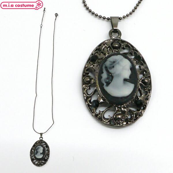 カメオ風ネックレスが大変お買い求めやすい価格で登場です！１０種類ご用意！アンティークがお好きな方にもぴったり！私服やドレスはもちろん、メイド服にも合いますよ♪ペンダント ネックレス カメオ ゴシック ゴスロリ ロリータ アンティーク 中世 ...