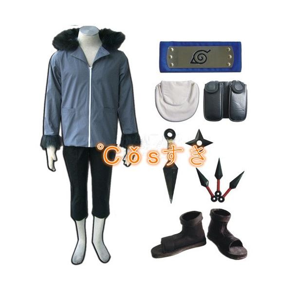 【商品状態】新品未使用品  【サ　イ　ズ】（ご注文後にサイズをご指定下さい）  【素　　　材】ポリエステル生地、綿など       【セット内容】上着 ズボン 護額 兵器バッグ クナイ 靴 【備　　　考】