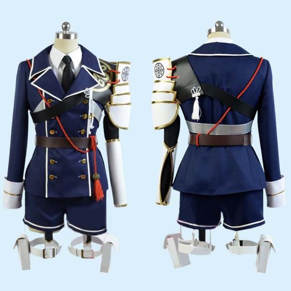 【商品状態】新品未使用品  【サ　イ　ズ】（ご注文後にサイズをご指定下さい）  【素　　　材】ポリエステル生地、綿など       【セット内容】シャツ、コート、半ズボン、足飾り*4、カバン*2、ストッキング、手袋、銀色のベルト、ベルト、甲...