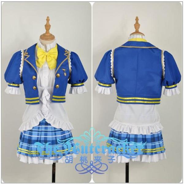 【商品状態】新品未使用品  【サ　イ　ズ】（ご注文後にサイズをご指定下さい）  【素　　　材】ポリエステル生地、綿など       【セット内容】コート、シャツ、スカート、蝶ネクタイ、帽子、グローブ、足飾り【備　　　考】