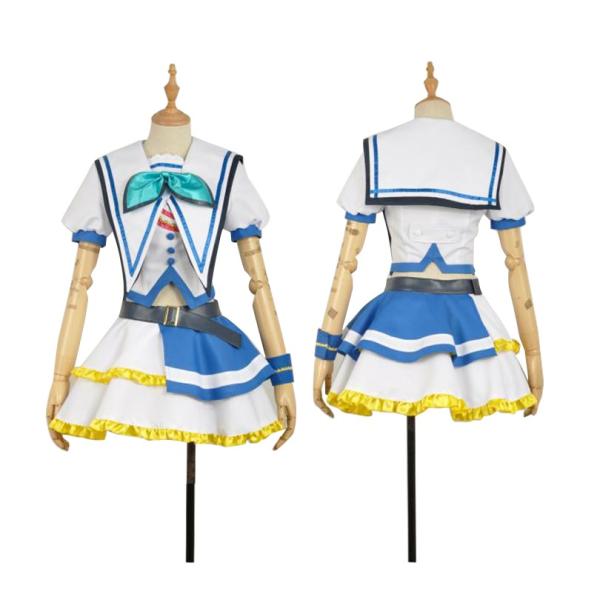 【商品状態】新品未使用品  【サ　イ　ズ】（ご注文後にサイズをご指定下さい）  【素　　　材】ポリエステル生地、綿など       【セット内容】コート、スカート、髪飾り、腕輪、蝶ネクタイ、靴下【備　　　考】