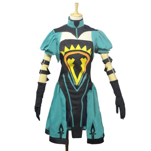 【商品状態】新品未使用品  【サ　イ　ズ】（ご注文後にサイズをご指定下さい）  【素　　　材】ポリエステル生地、綿など       【セット内容】ワンピース、手袋、アームベルト、靴下、シッポ【備　　　考】