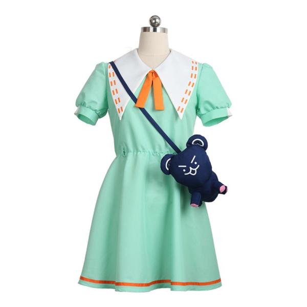 【商品状態】新品未使用品  【サ　イ　ズ】（ご注文後にサイズをご指定下さい）  【素　　　材】ポリエステル生地、綿など       【セット内容】ワンピース、リボン、カバン【備　　　考】