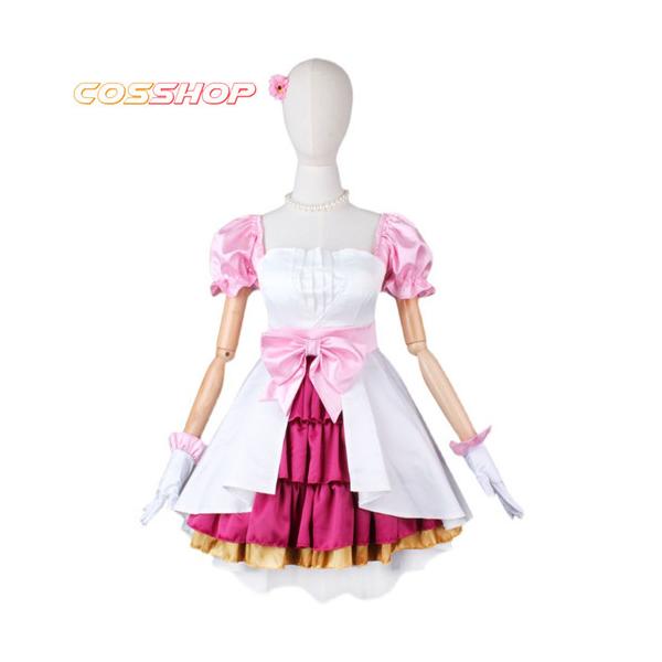 【商品状態】新品未使用品  【サ　イ　ズ】（ご注文後にサイズをご指定下さい）  【素　　　材】ポリエステル生地、綿など       【セット内容】ワンピース、手袋、蝶結び、首飾り、髪飾り【備　　　考】