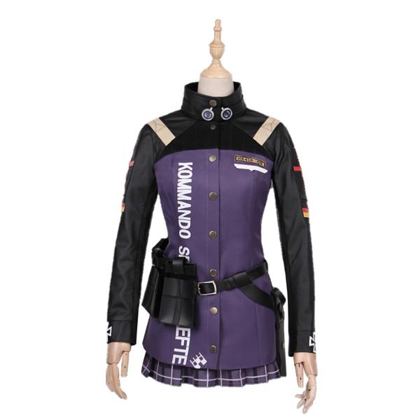 【商品状態】新品未使用品  【サ　イ　ズ】（ご注文後にサイズをご指定下さい）  【素　　　材】ポリエステル生地、綿など       【セット内容】コート(ネック飾り含み)、スカート、帽子、ベルト、腰カバン、匕首の袋、手袋、ソックス、銃の袋、...