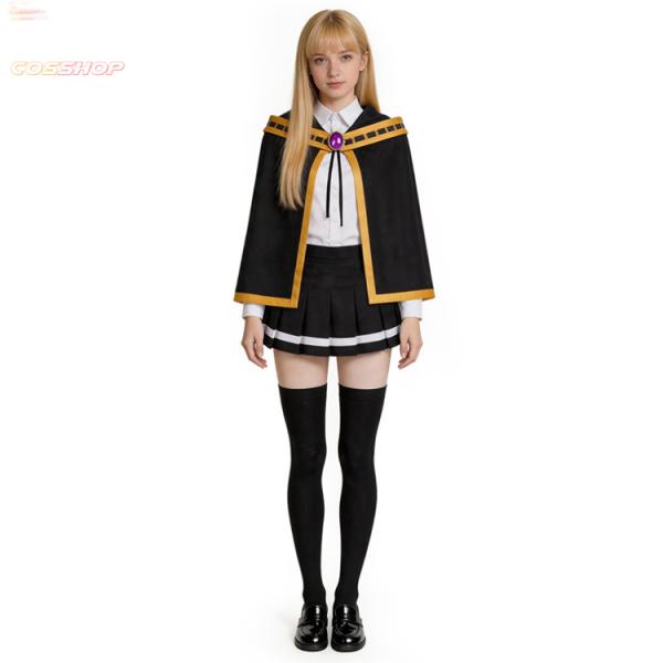 【商品状態】新品未使用品  【サ　イ　ズ】（ご注文後にサイズをご指定下さい）  【素　　　材】ポリエステル生地、綿など       【セット内容】マット、シャツ、ミニスカート、ハイソックス、ブローチ【備　　　考】