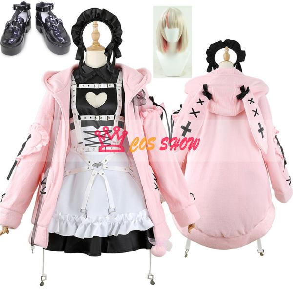 【セット内容】：セット内容は写真の通りすべて含まれています。【素材】：ポリエステル、コットンなど。※靴のサイズ：22.5cm〜29cm　素材：合皮合皮、ゴム等※ウィッグ：専用ネットを無料で差し上げます。　高品質耐熱ファイバー人工毛ですので、...