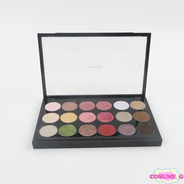 MAC アイシャドウパレット 18色 残量多 C630状態：内の2色は8割程度、他は1〜2回試した程度のお品物になります。