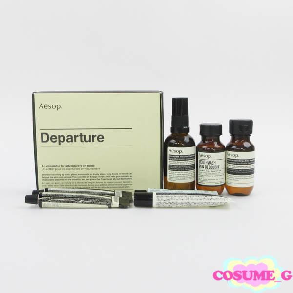 Aesop イソップ デパーチャー キット 未使用 MC169【セット内容】・アンドラム エクスペディエント ハンドジェル 50ml・アンドラム アロマティック ハンドバーム 15ml・ブルーカモミール フェイシャル ハイドレーティング マ...