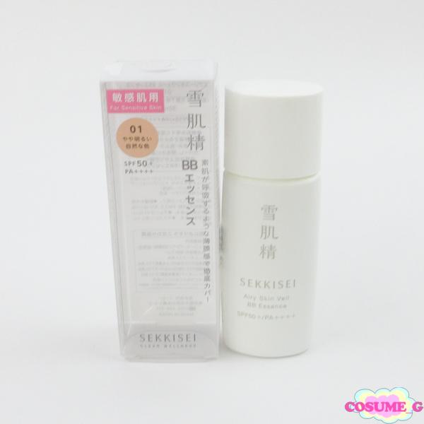 雪肌精 クリアウェルネス エアリースキンヴェール BBエッセンス #01 30ml C831状態：USED品容器込み55gのお品物になります。