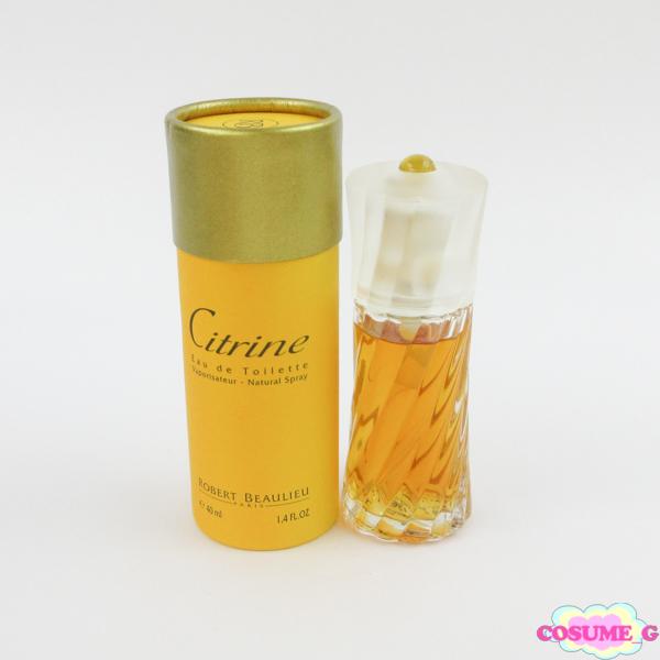ロベール ボーリュー ROBERT BEAULIEU シトリン シトリーヌ 40ml EDT 残量多 G789※浮遊物がございます、ご理解のある方でお願いします。状態：残量9割程度のお品物となります。
