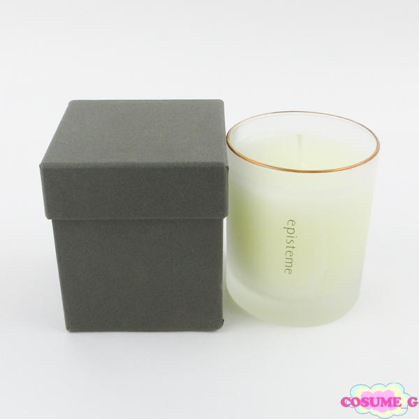 エピステーム episteme キャンドル 未使用 G835※容量の記載がございません。容器のサイズは縦8.7cm×幅7.4cm。サイズを参考にお願いします。※保管により表面に埃などが付着しております。ご理解のある方でお願いします。状態：未...