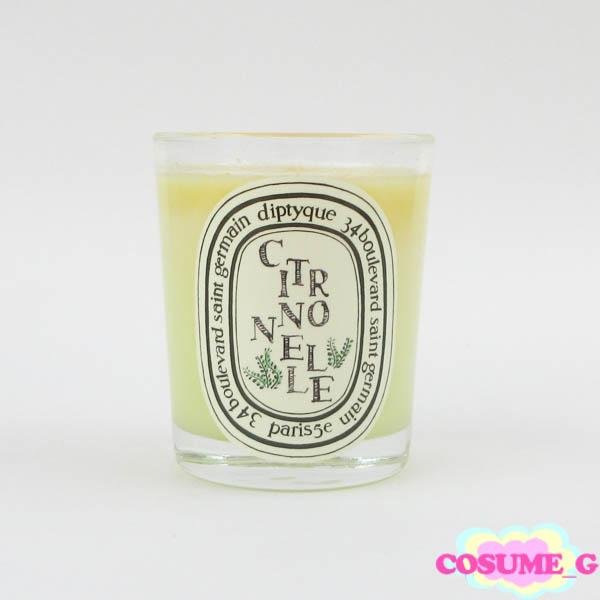 ディプティック フレグランスキャンドル シトロネル Citronnelle 190g 未使用 G881未使用品ですが保管品となっております。変色等有り、高温になると溶け・漏れがでる可能性もございます。また、表面に少し汚れが付着しております。...