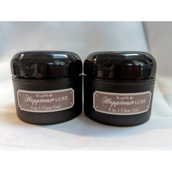 ええやん！大阪商店街「ベース」「トップ」「厚み出し」「長さ出し」「パーツ付け」の5つの機能を1つにした5in1クリアジェル！1級ネイリストも納得の新タイプの業務用ジェルです。