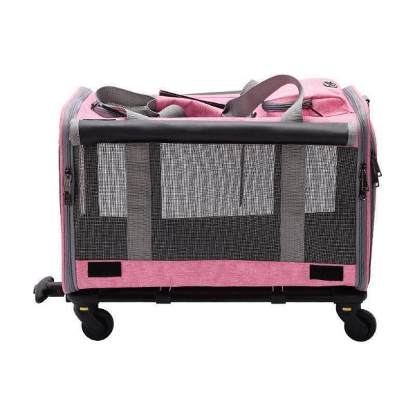 商品詳細:カラー:/ブルー/ダークグレー/ピンクサイズ:/ワンサイズ■商品説明柴犬、コーギー、フレンチ・ブルドッグなどの中型犬や小型犬の多頭にも！ペットとの旅行やお出かけ、通院に■サイズ約47*26.5*39cm※平置き実寸の為、若干の誤差...