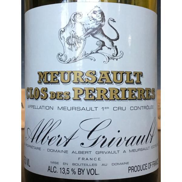 【原　語】：2020 Meursault 1er Cru clod des Perrieres  - Albert Grivault【輸入元】：ラックコーポレーション【品　種】：シャルドネ100％【産　地】：フランス、ブルゴーニュ地方【タイ...