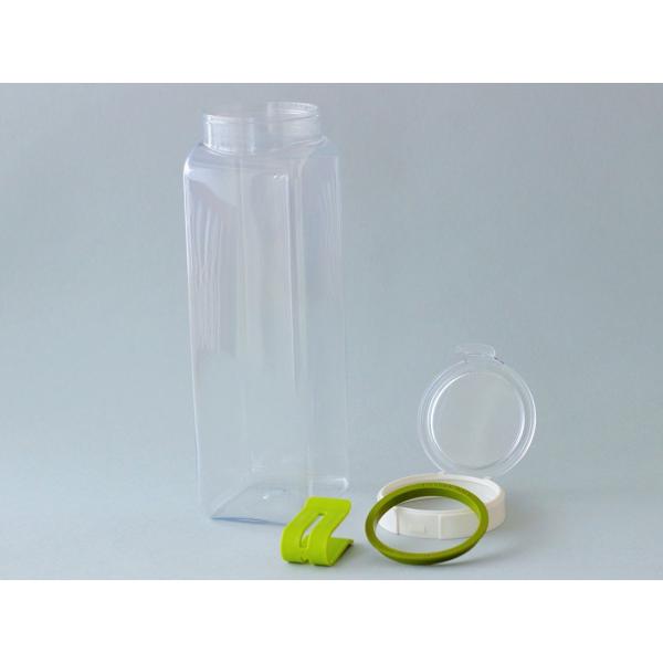 ［規格］95×107×H315mm［容量］2.7L［素材］本体：飽和ポリエステル、フタ：ポリプロピレン、飽和ポリエステル