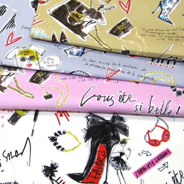 miyako kawaguchi/ミヤコカワグチ/女の子/ファッション/アクセサリー/リップ/ハイヒール/バッグ/生地/綿/コットン/ハシビロコウ