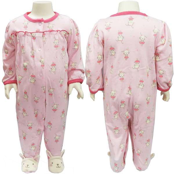 抱っこしても動き回ってもお腹が出ない大人気普段着に、お出かけに、スリーパーにと大活躍両足もとまで前開きでお着替えも楽ちんです。中国製■メール便(ポスト投函)でのお届けとなります。サイズ 6M/約61〜67cm 9M/約67〜72cm素材 コ...