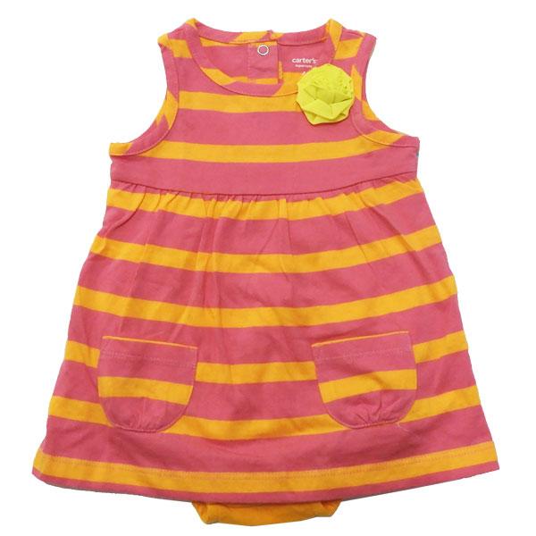 カラフルで可愛いワンピース風ロンパース動き回っても抱っこしてもお腹が出ない機能性抜群大人気アイテム中国製※返品交換不可■メール便(ポスト投函・破汚損・紛失対象外)となります。サイズ 6M/61〜67cm素材 コットン100%洗濯表示 洗濯機...