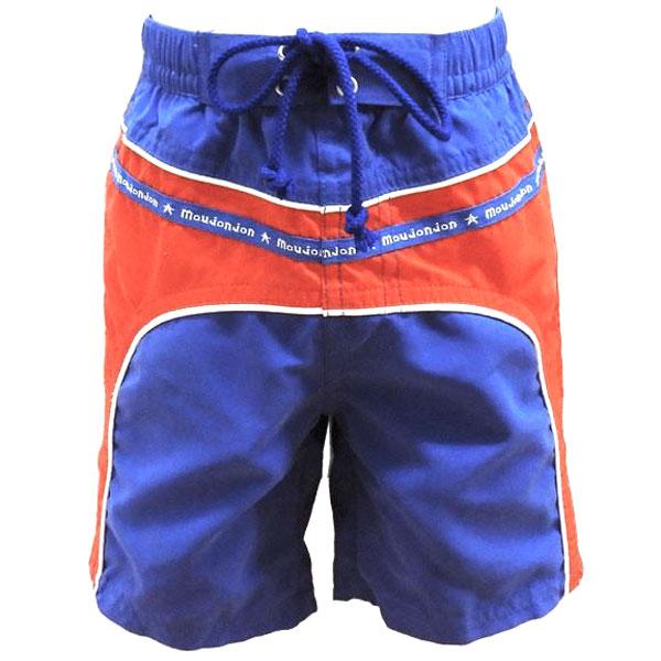 バイカラーが目立つ、かっこいい丸高衣料ムージョンのトランクス水着中国製■紙タグに折れやキズがある場合がございます。※アウトレット価格につき返品交換不可■メール便(ポスト投函)でのお届けとなります。サイズ 80cmカラー  ブルー×レッド素材...