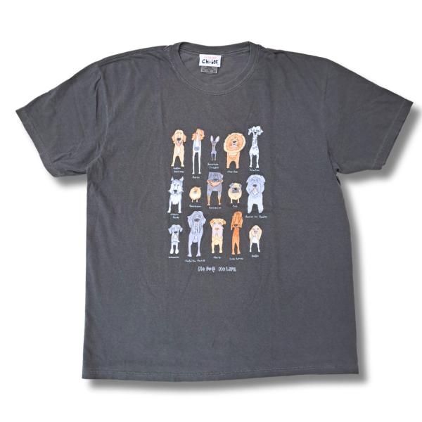 COLOR:ペッパー(古着っぽい風合いです)SIZE:M:着丈71 身幅50 裄丈45L:着丈75 身幅54 裄丈48XL:着丈78 身幅58 裄丈52MATERIAL：綿100% ピグメントダイ 6.1oz愛犬家のデザイナー、TAKE氏の...