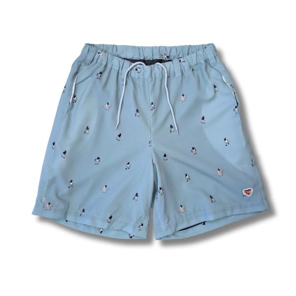 COLOR:ターコイズSIZE:2(M):ウエスト74cm~90cm 股上31cm 股下19cm 総丈49cm3(L):ウエスト78cm~92cm 股上32cm 股下21cm 総丈54cm4(XL):ウエスト82cm~94cm 股上34cm...