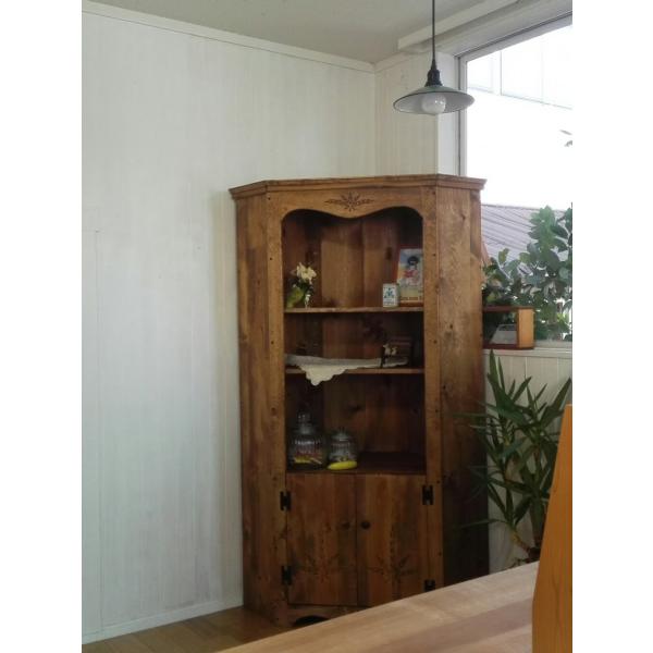 幅1110mm奥行き550mm高さ1800mm、無垢　ポンデロッサパイン材ダークブラウン仕上げ#T4984 #sc #cd #tj #te #wp #od ##