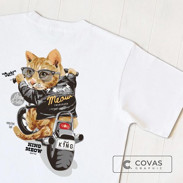 ”猫ライダー”港町をバイクで疾走する猫ライダー。シアトルの港には今日も大量の魚が揚がります。僕が行くまでちょっと待っててね。※ サイズはメンズサイズの表記になっています。【XS】女性小さめ　　推奨身長：148〜158cm【Ｓ】 女性標準〜大...