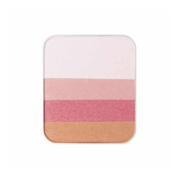 ■チークとして、ハイライトとして、シェーディングとして自由な使い方で、簡単に美しいメリハリのある顔にデザインできるフェイスカラー。■付属のブラシは肌あたりの優しい天然のヤギ毛を使用しています。【ご使用方法】１.専用のブラシでBとCをブレンド...