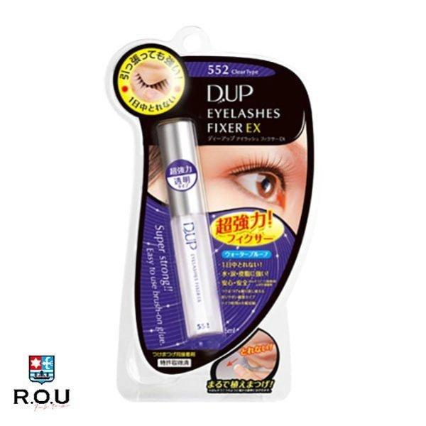 ■ディーアップ (D.U.P) アイラッシュフィクサー EX 552は、接着力が強く、水や汗に強いつけまつげ接着剤です。■目立たない透明タイプ。■塗りやすい細筆タイプで、携帯に便利です。■医療用テープにも使用される粘着剤を使用しているので、...
