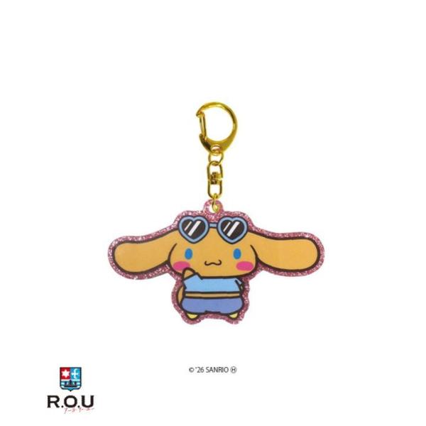 ■グリッターがキラキラした、日焼けサンリオのキーホルダー■背面にも絵柄入り■コピーライト：(C) '26 SANRIO(H)【商品規格】本体サイズ：(約)53×64×3mm※キャラクターによって若干サイズが異なります。[商品コード] 699...