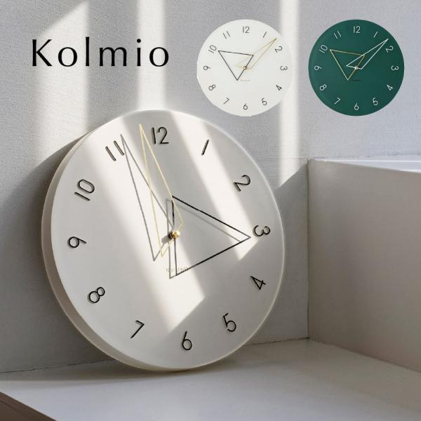 遊び心あるジオメトリックな針のウォールクロック。大小の三角形で表した長針と短針の重なりが、時間によって変化して違った表情を楽しめます。連続秒針カチカチ音がしないため静か。寝室での使用もノンストレスです。安心保証お買い上げ日から1年以内に、正...