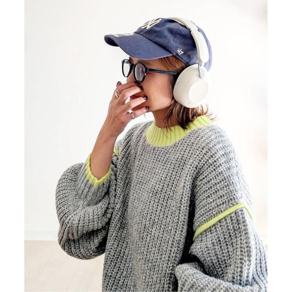 人気インフルエンサーyuiさんとのコラボアイテム2025AW　【notch.by yui】オーバーサイズバイカラーニット!!昨年大人気で完売したオーバーサイズバイカラーニット。大人気のライトグレーのカラーはそのままに、2025AW新色カラー...