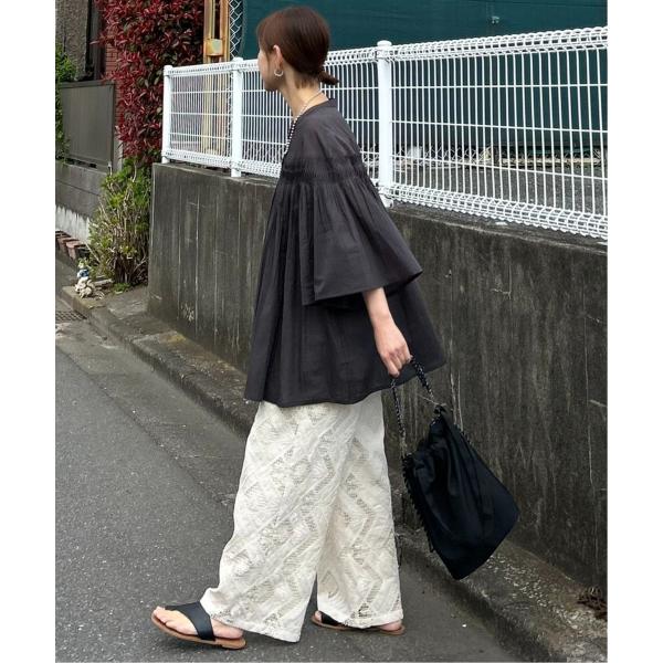 人気インフルエンサー【 k664r×notch. 】コラボ　2025S/S【 notch. by KR 】スクエアパターンレースパンツKRさんwear：@keiru2000 Instagram：＠k664r甘さ控えめのスクエアパターンレース...