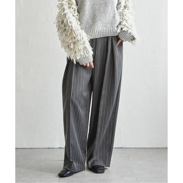 人気インフルエンサー【ka_lly×notch. 】コラボ2025A/W【notch. by KASUMI】ストライプトラウザーパンツka_llyさんwear：@karryInstagram：＠ka_lly【Detail】ストライプ柄と落ち...