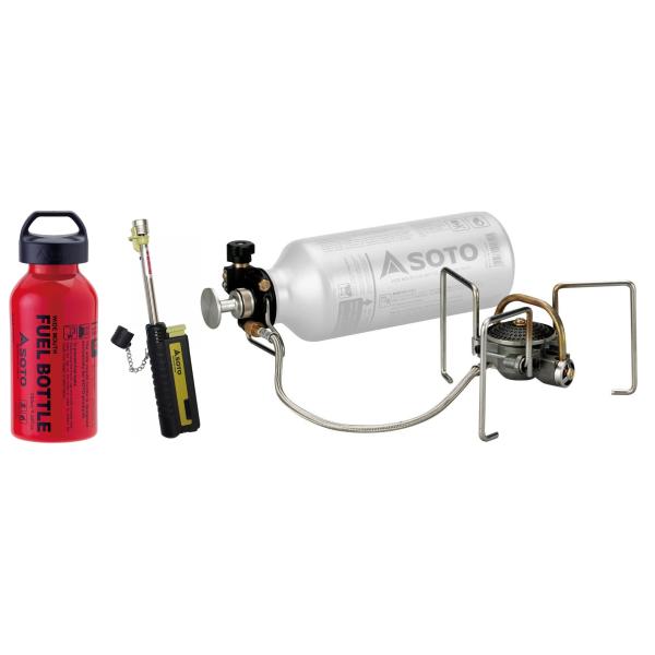 ●MUKAストーブは、今までの常識を超えた操作性と低ランニングコスト。しかもハイパワ−。 セットの燃料ボトルはチャイルドロック機能の付いた新製品です。●点火用スライドガストーチ ST-480Cは、火口がのびる小型耐風バーナー。使用時は伸ばし...