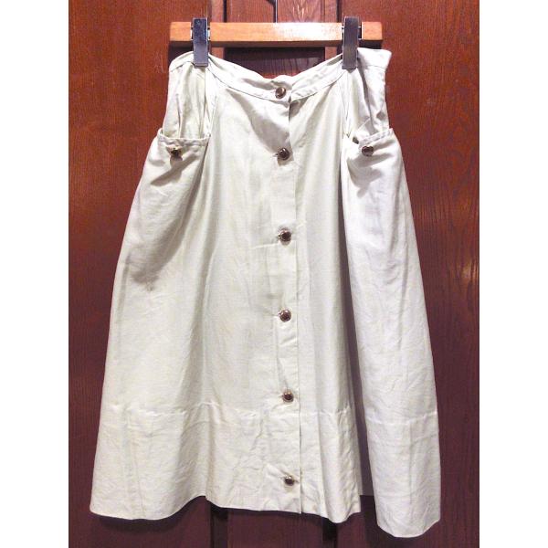 ◆商品名◆1950's~1960's Koret Of California スカート 生成り 実寸W70cm◆サイズ◆ウエスト：約70cm着丈：約60cm※計測箇所によって多少異なりますのでだいたいの目安としてお考えください。◆状態◆ウエ...
