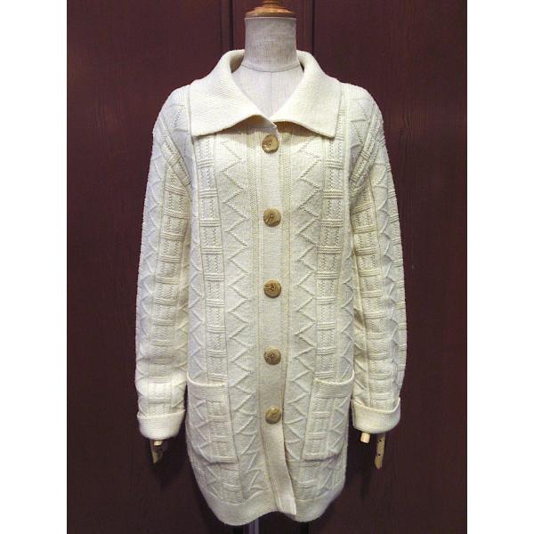 ◆商品名◆1970's Sandi-Jayne レディース ニット ロングカーディガン◆サイズ◆肩幅：約46cm身幅：約48cm袖丈：約59cm着丈：約80cm※計測箇所によって多少異なりますのでだいたいの目安としてお考えください。解れ、汚...