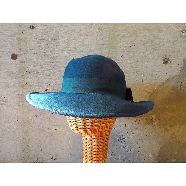 ◆商品名◆1970’s lonni レディースフェルトハット◆サイズ◆頭周り：約56cmブリム：約9cm※計測箇所によって多少異なりますのでだいたいの目安としてお考えください。◆状態◆ブリムにキズあり、数カ所に薄汚れあり、若干の毛羽たちあり...