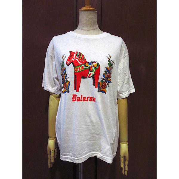 ◆商品名◆1970’s~1980s Dalarna コットン半袖プリントTシャツ size L◆サイズ◆表記：L肩幅：約47cm身幅：約48cm袖丈：約21cm着丈：約63cm※計測箇所によって多少異なりますのでだいたいの目安としてお考えく...